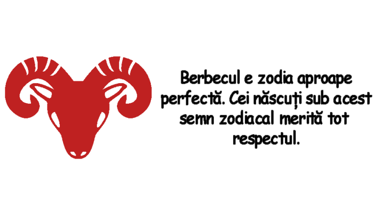 Berbecul e zodia aproape perfectă. Cei născuți sub acest semn zodiacal ...